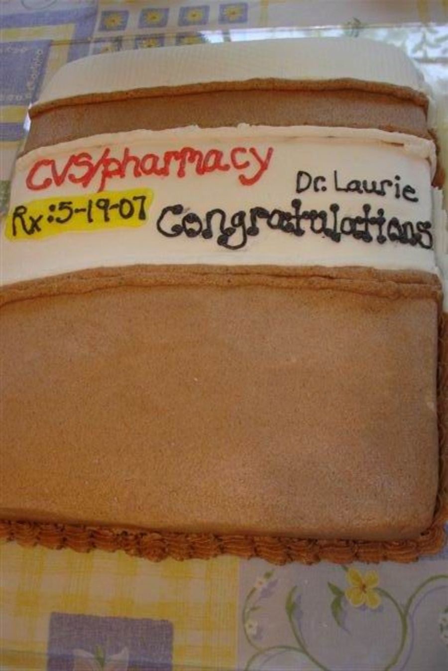Pharmacy Graduation - CakeCentral.com