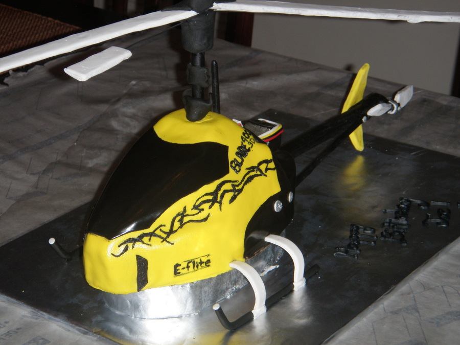 Remote Control Helicopter Cake - CakeCentral.com