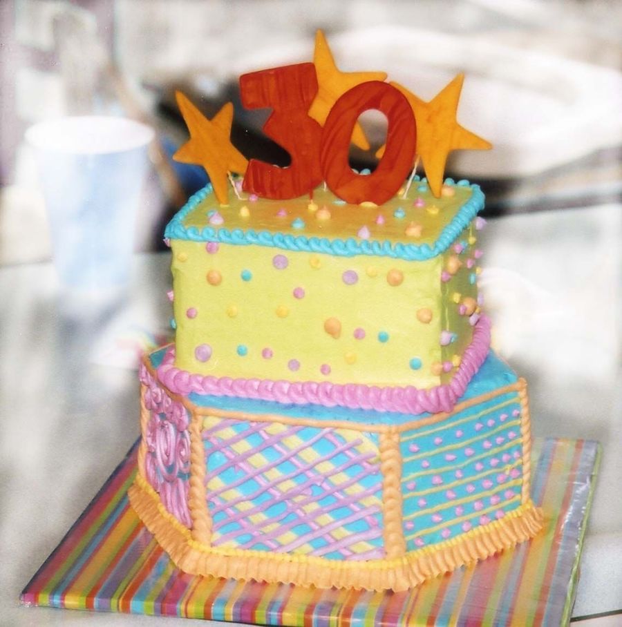 30Th Birthday Cake - CakeCentral.com