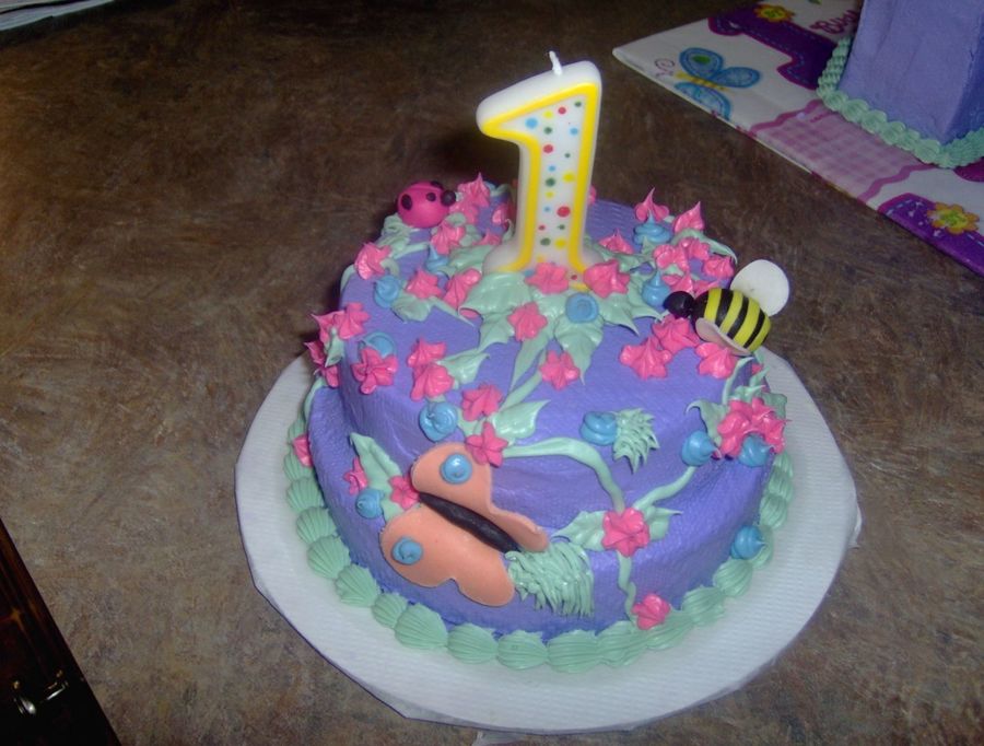 Purple Smash Cake - CakeCentral.com