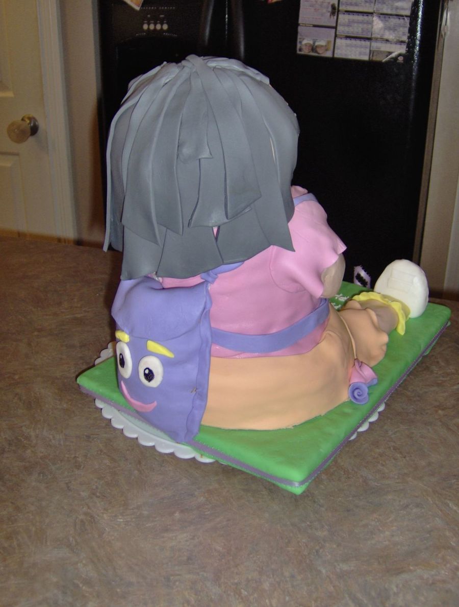 Dora The Explorer - Back - CakeCentral.com