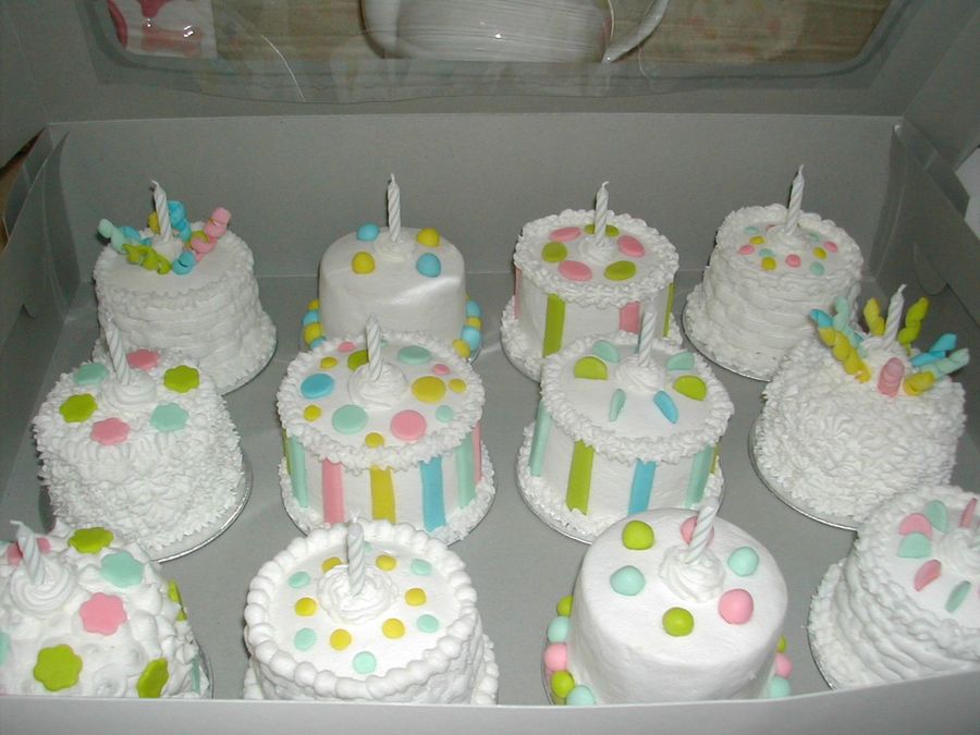 Mini Birthday Cakes - CakeCentral.com