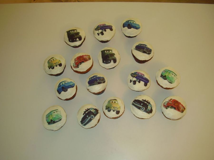 Cars Character Cupcakes - CakeCentral.com