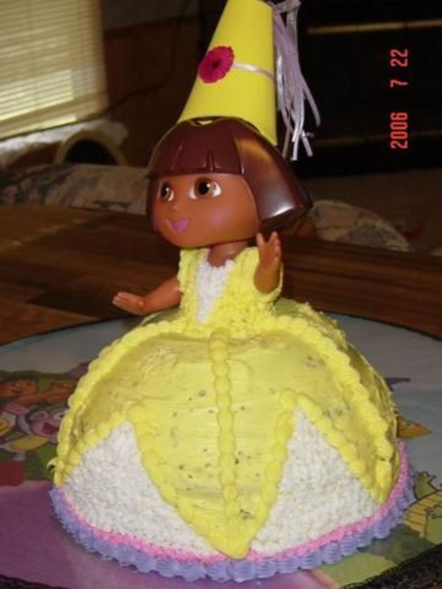 Another View-Dora Princess - CakeCentral.com
