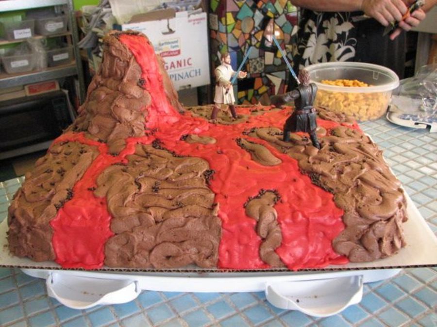 Starwars Volcano - CakeCentral.com