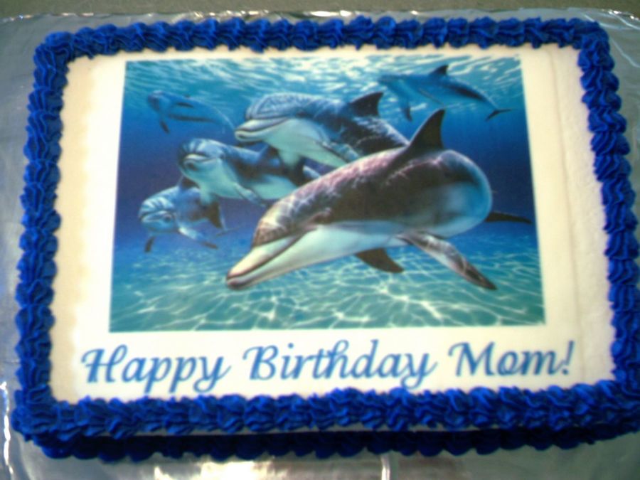 Dolphin Birthday Cake - CakeCentral.com