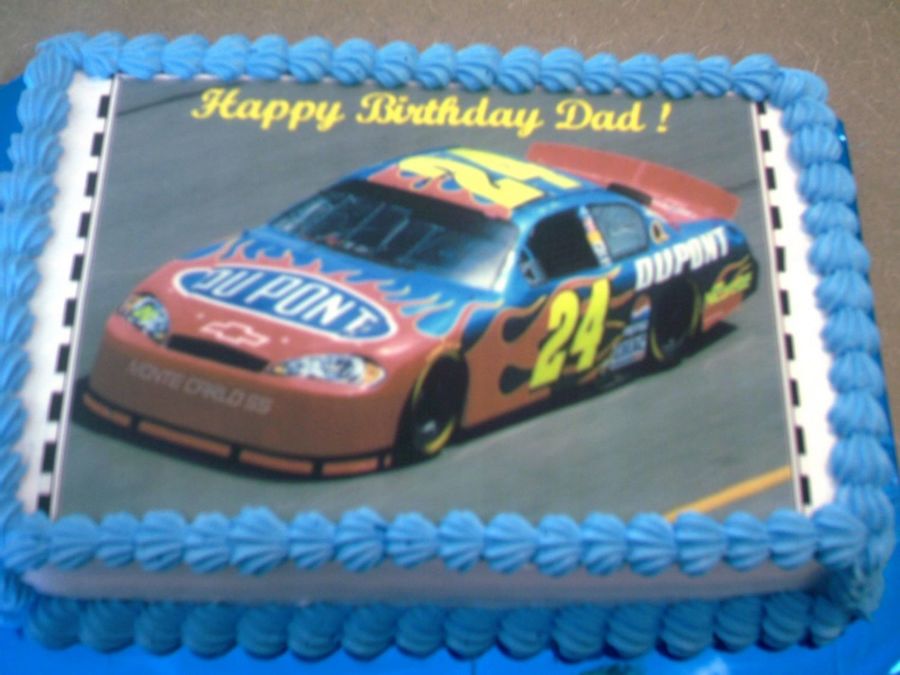 Jeff Gordon Cake - CakeCentral.com