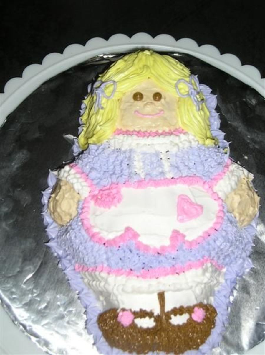 Cute Baby Doll Cake - CakeCentral.com
