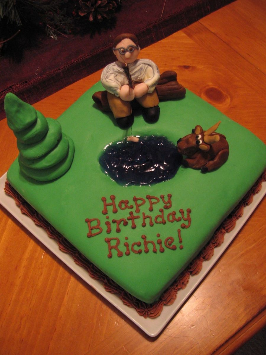 Outdoors Birthday Cake - CakeCentral.com