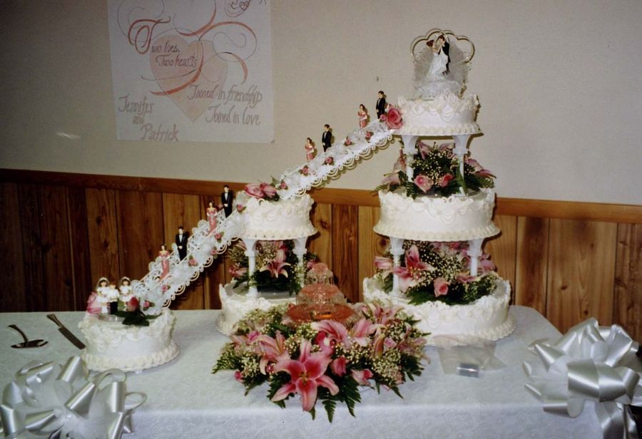 Lillies, Roses, And Scrolls - CakeCentral.com