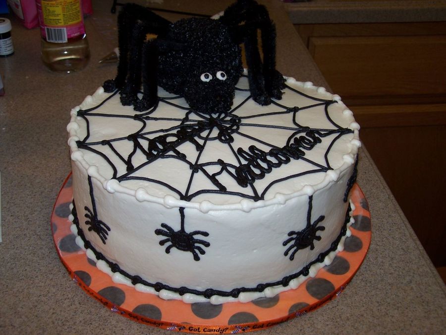 My Version Of The Spider Cake - CakeCentral.com