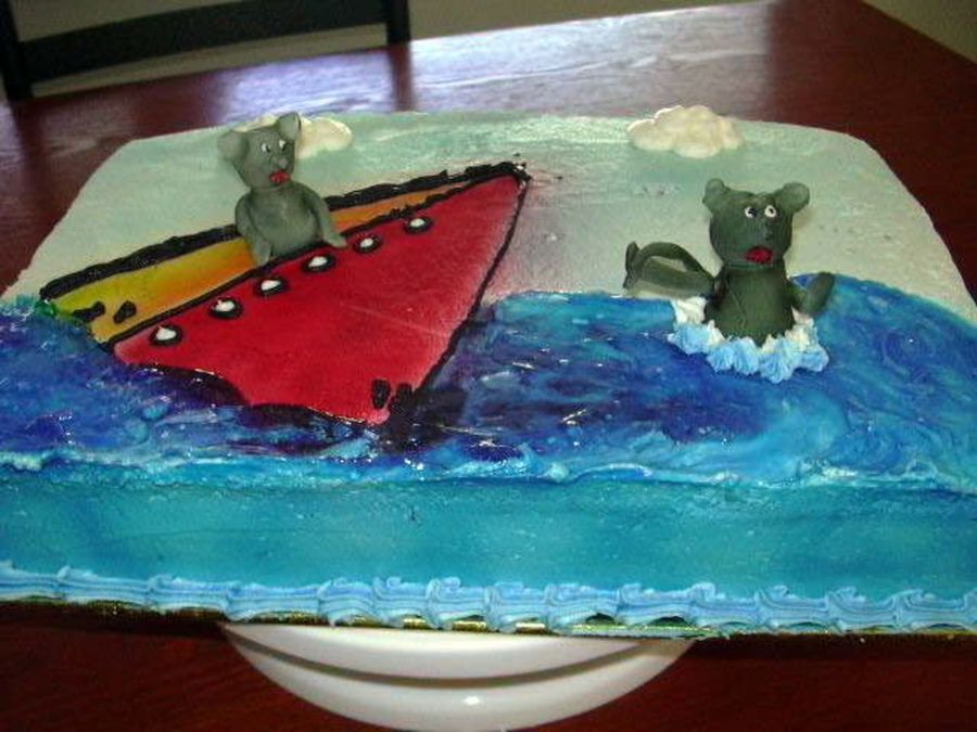 Sinking Ship - CakeCentral.com