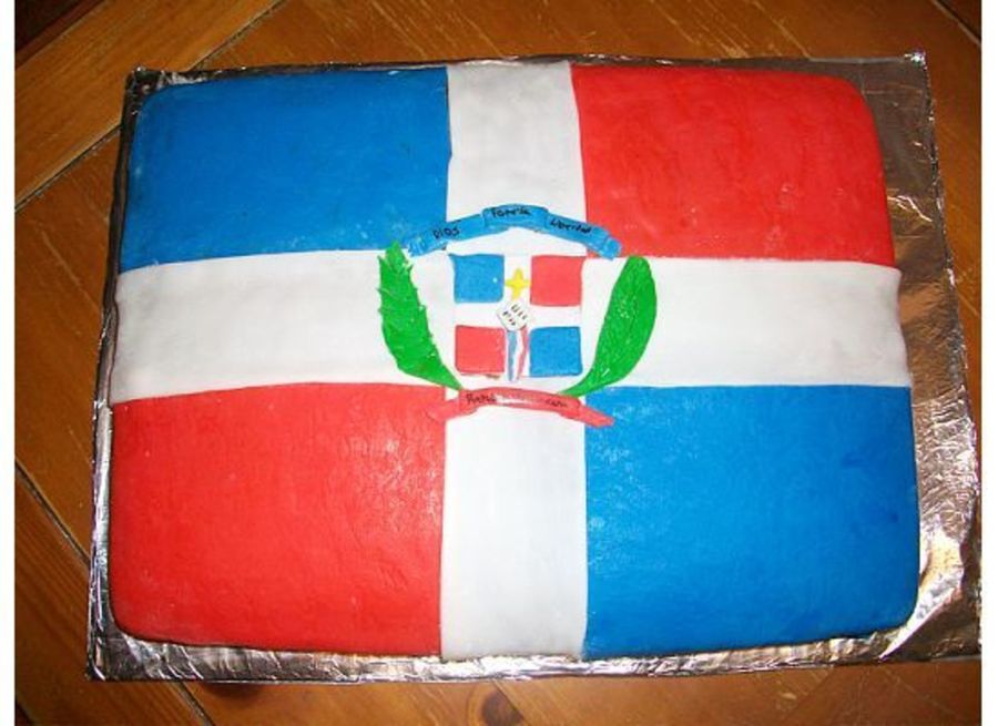 Dominican Republic Flag - CakeCentral.com