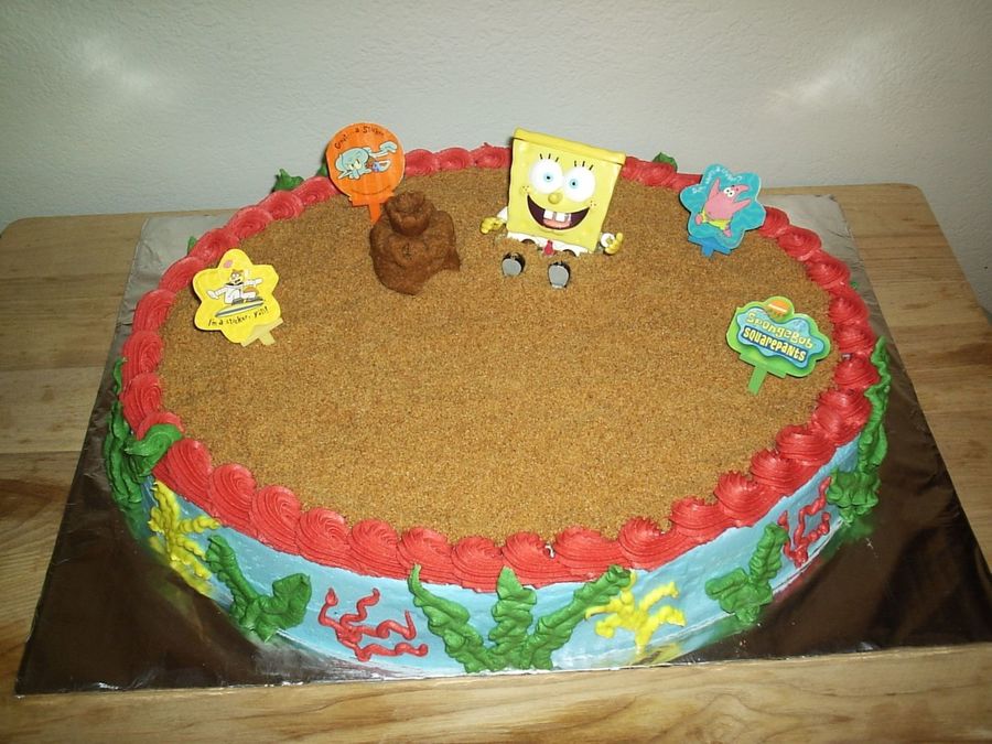 Spongebob On The Beach - CakeCentral.com