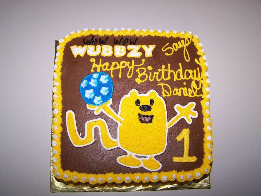 Wow Wow Wubbzy Cake For 1St Birthday - CakeCentral.com