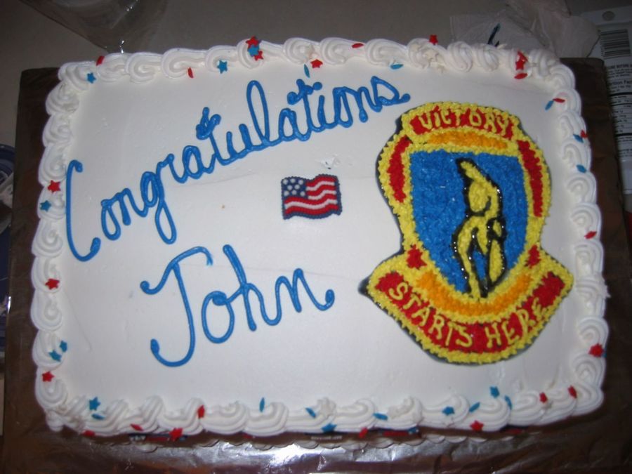 Basic Training Graduation - CakeCentral.com