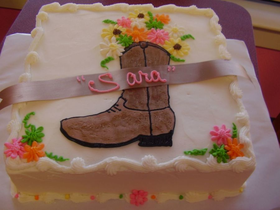 Cowboy Boot - CakeCentral.com