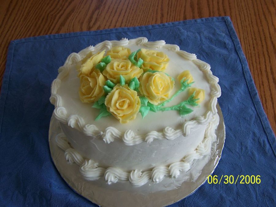 Yellow Roses - CakeCentral.com