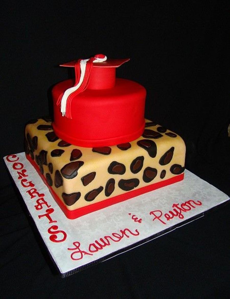 Leopard Graduation - CakeCentral.com