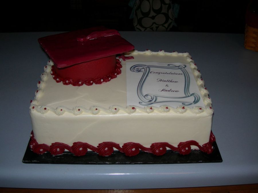 Graduation Sheet Cake - CakeCentral.com