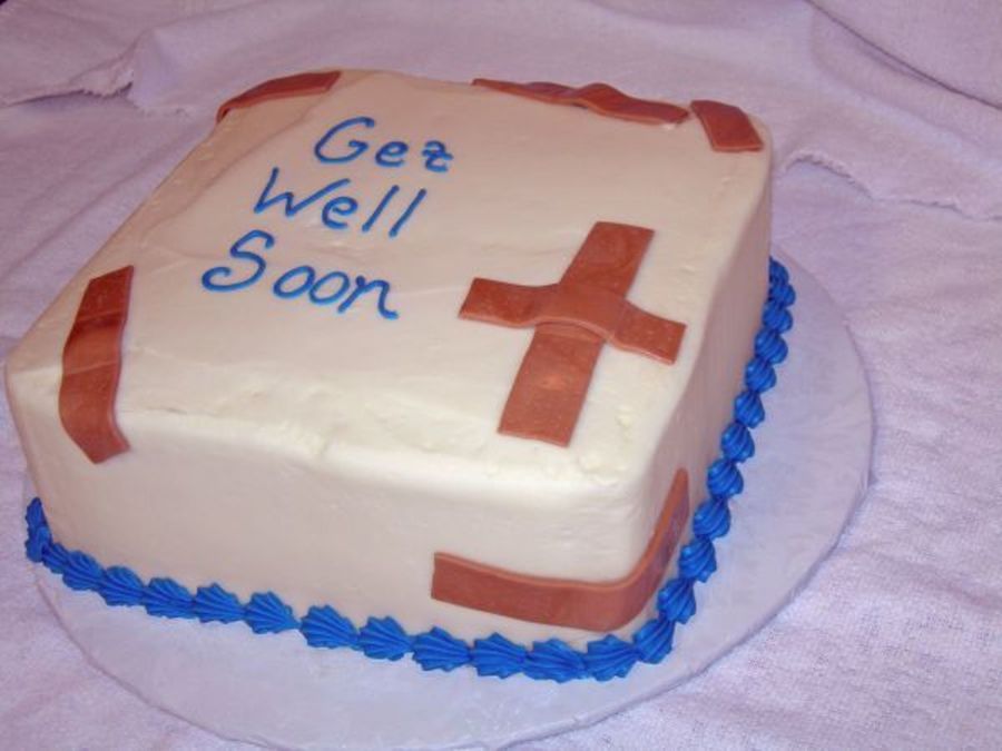 Bandaid Get Well Cake - CakeCentral.com