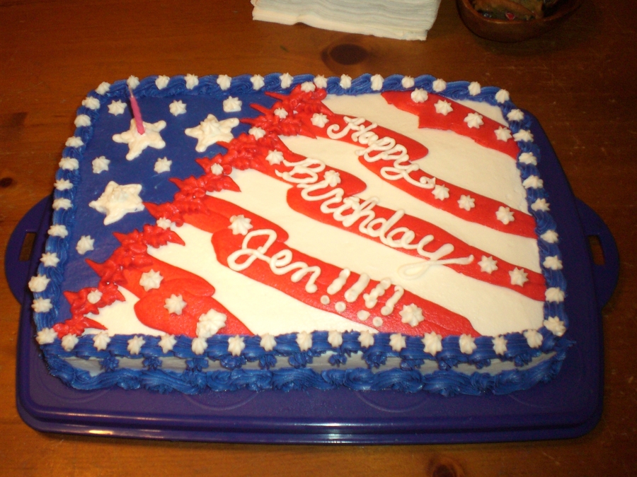 Forth Of July Birthday Cake - CakeCentral.com