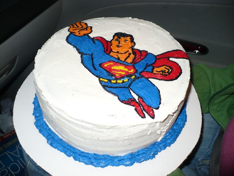 Superman Cake - CakeCentral.com