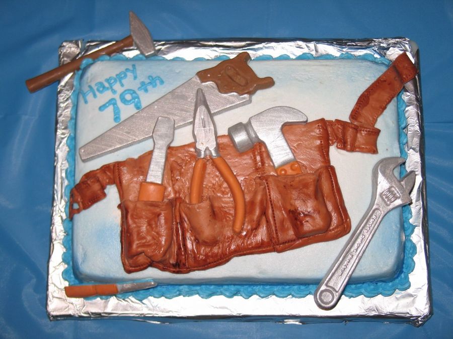 Tool Belt Cake - CakeCentral.com