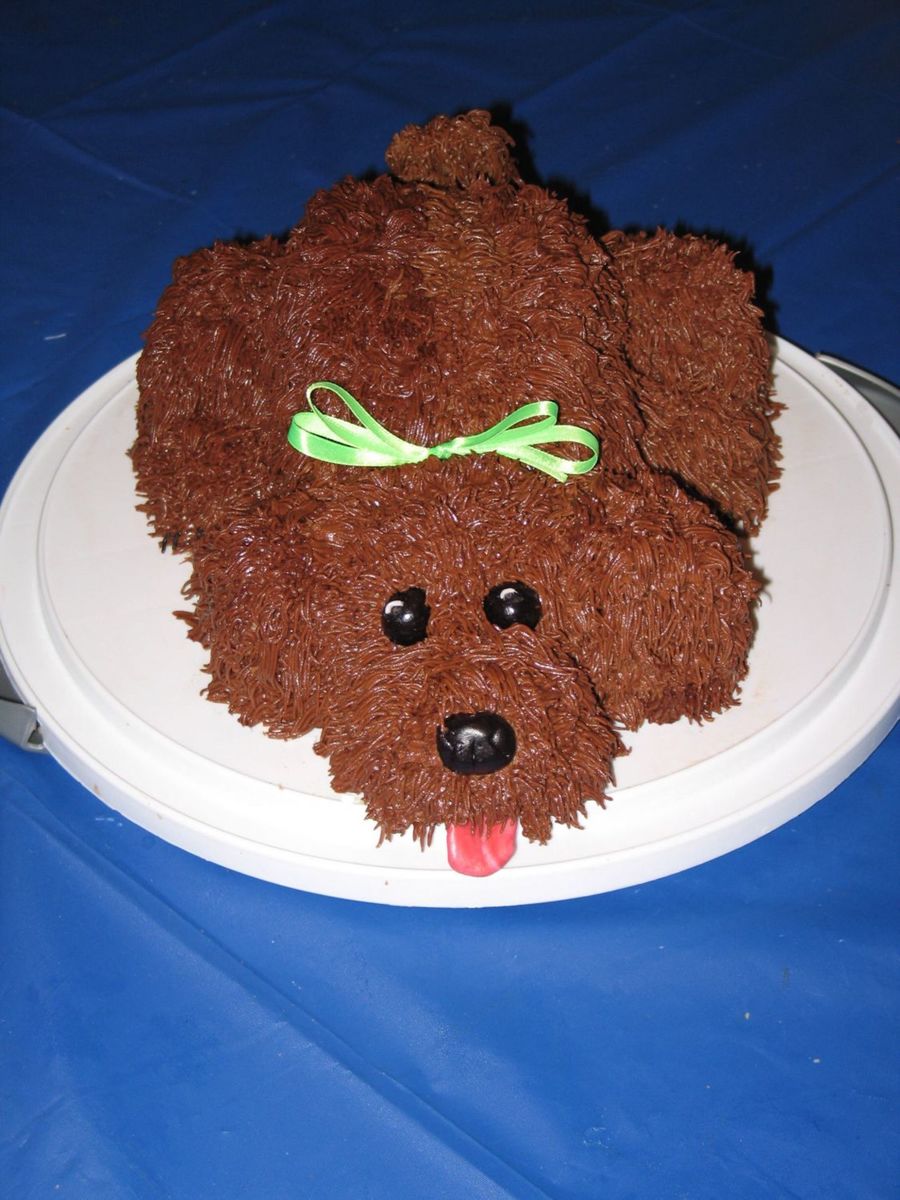 Chocolate Puppy Dog - CakeCentral.com