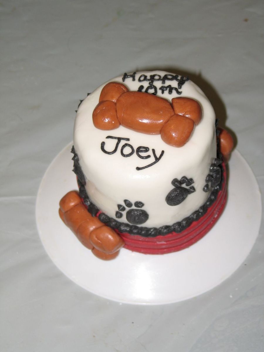 Dog Bone Birthday - CakeCentral.com