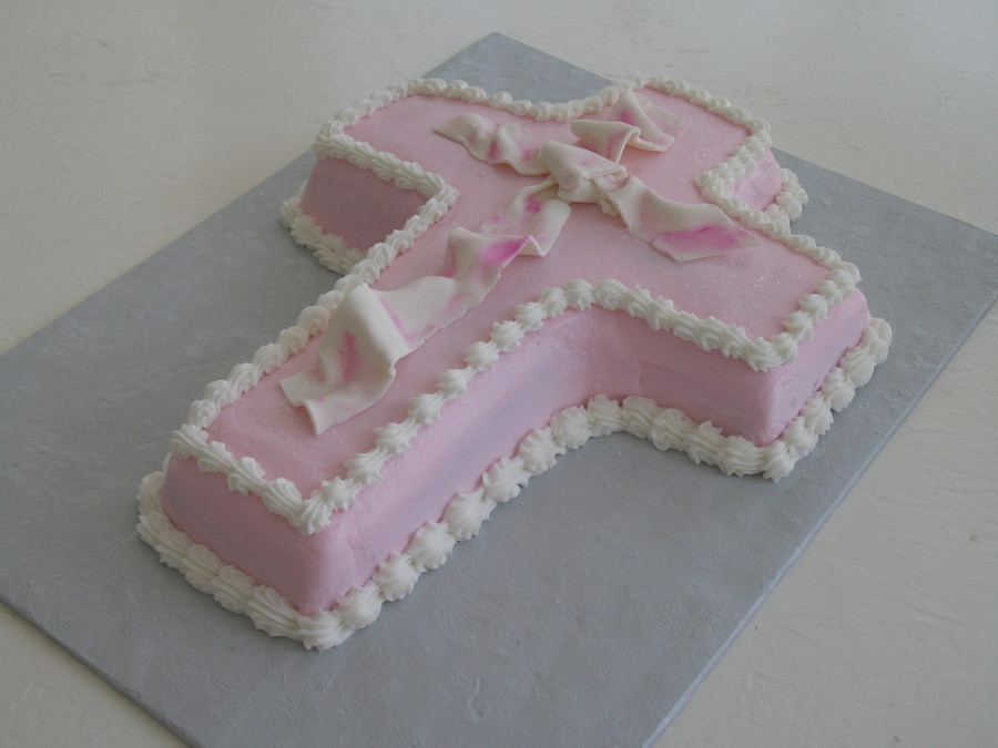 Pink Cross - CakeCentral.com