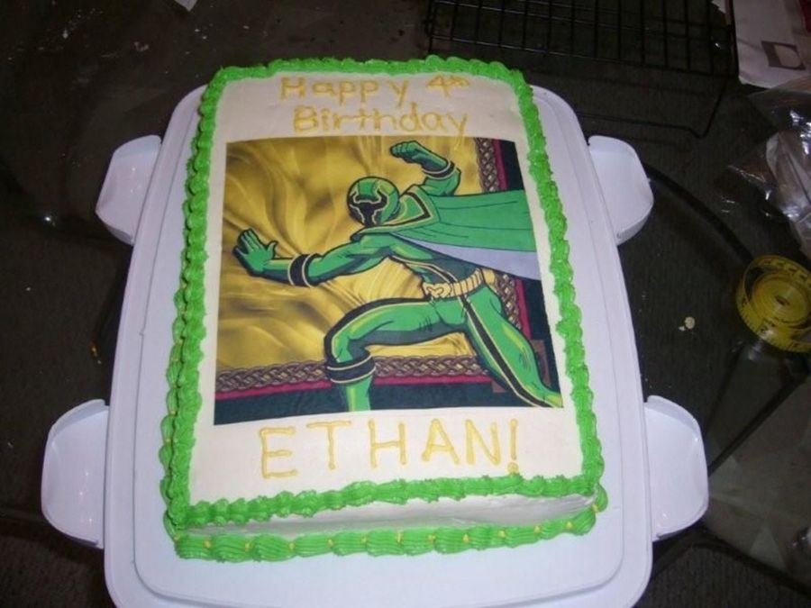 Zander Power Ranger Cake - CakeCentral.com