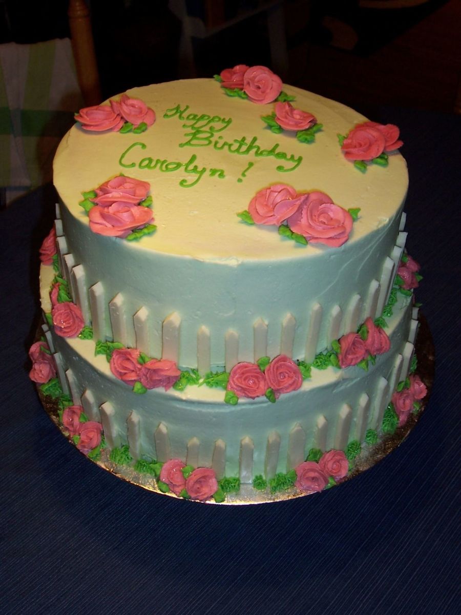 White Picket Fence - CakeCentral.com