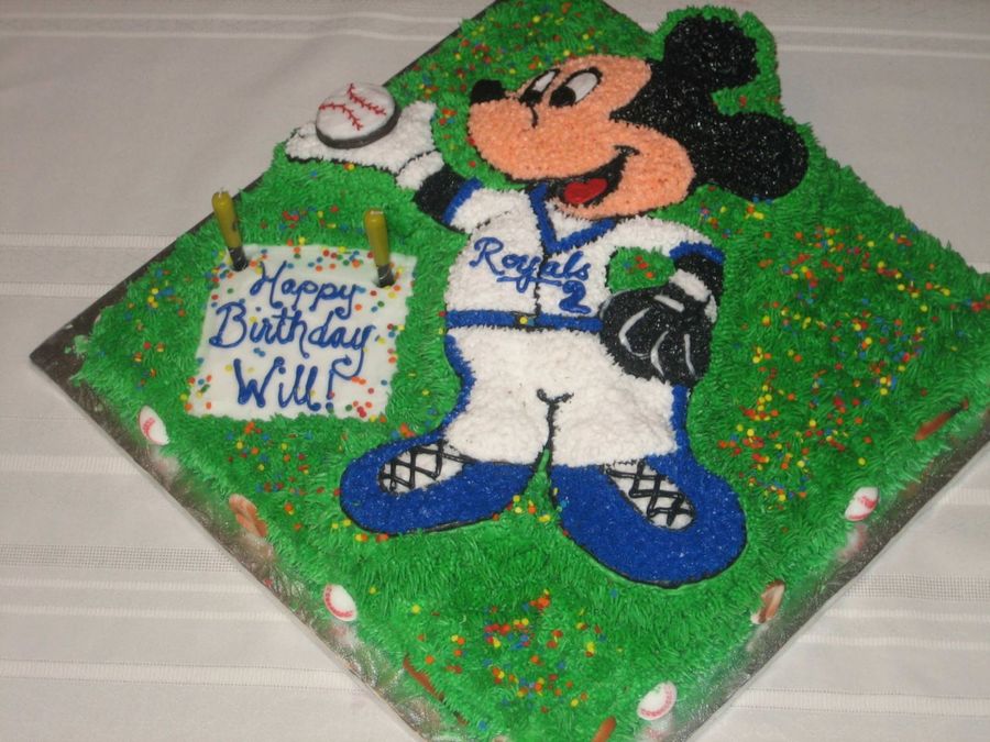Mickey Mouse Baseball - CakeCentral.com