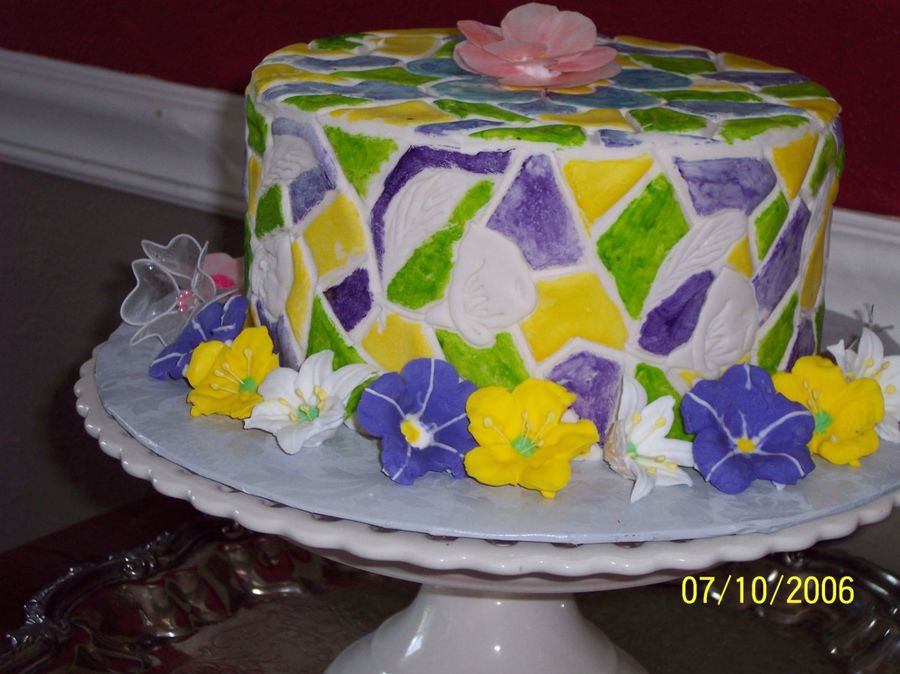 Mosaic Cake - CakeCentral.com