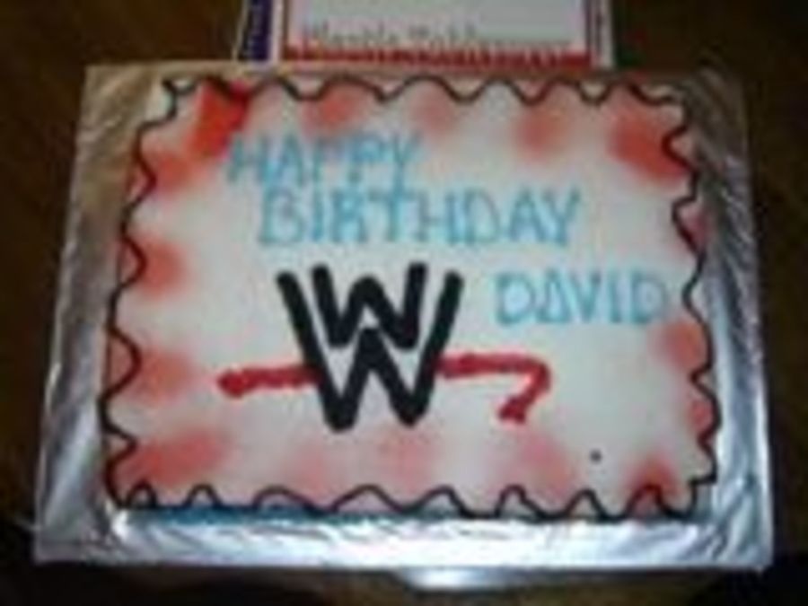 Wwe Cake - CakeCentral.com