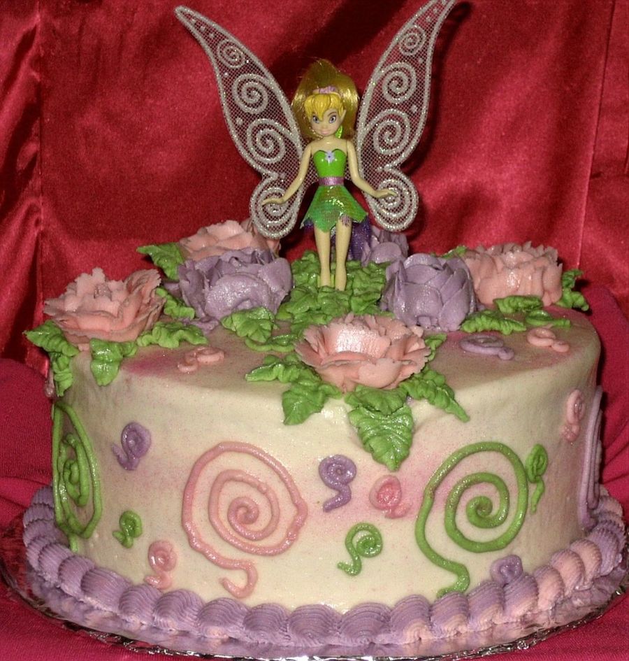 Tinkerbell And Roses - CakeCentral.com