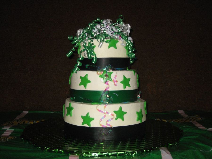 Cheerleading Banquet Cake - CakeCentral.com