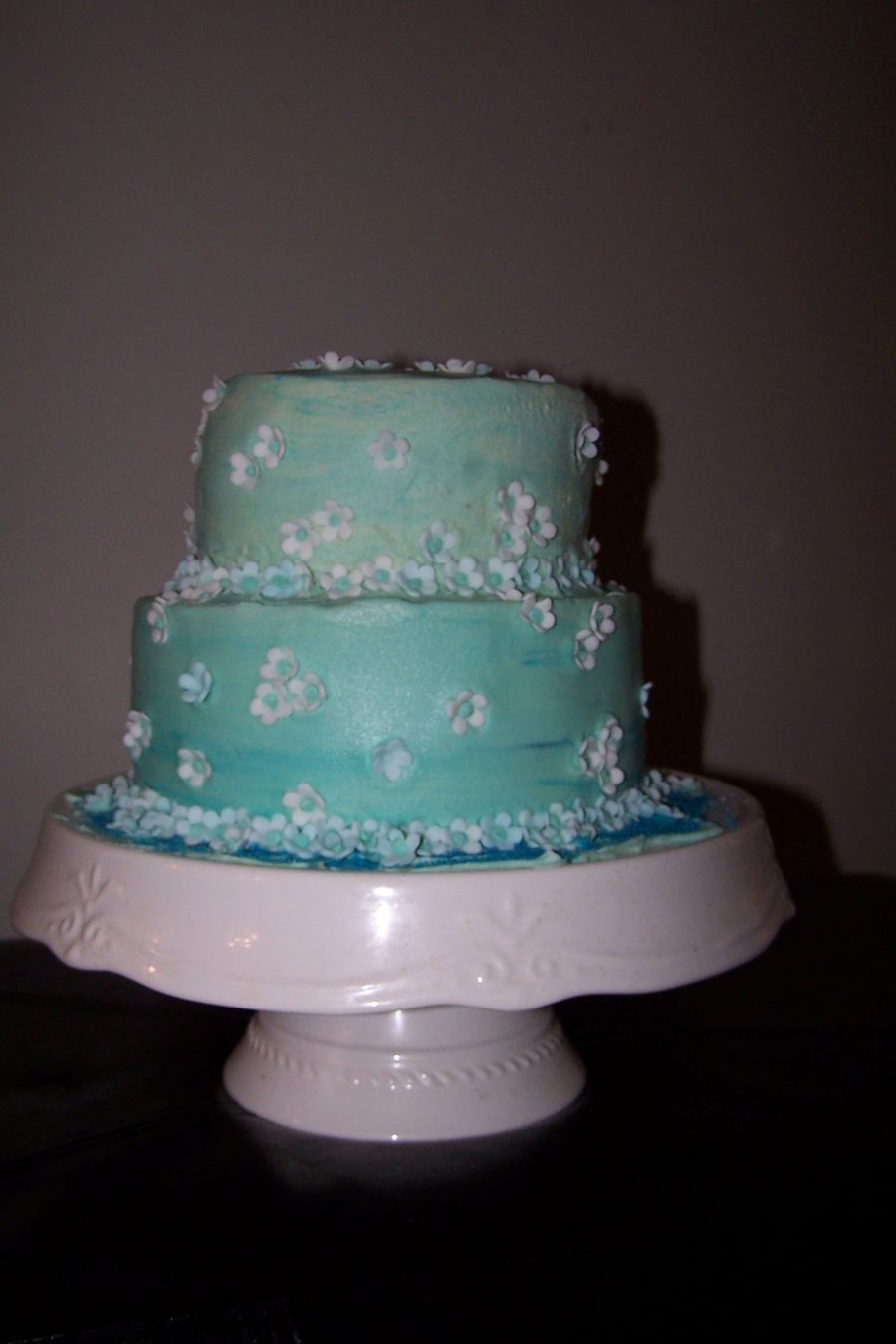 Blue Flowers - CakeCentral.com