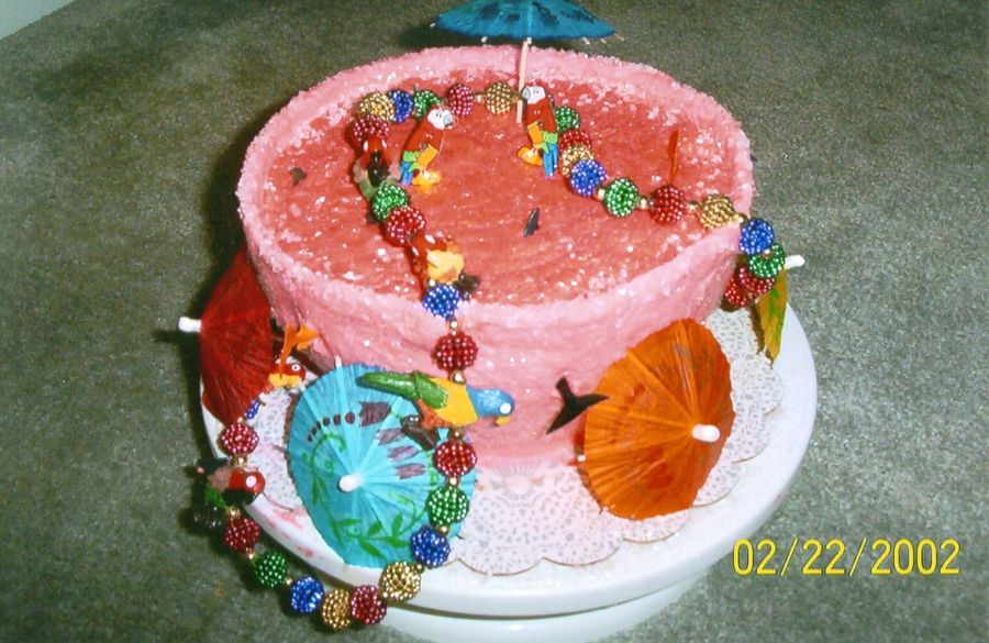 Jimmy Buffet Margarita Cake - CakeCentral.com