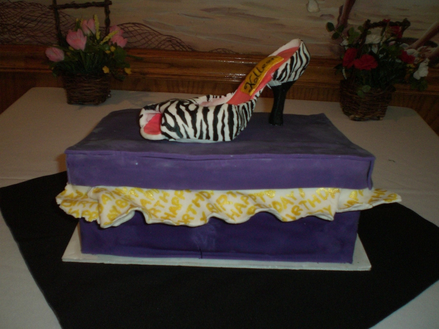 Shoe Box - CakeCentral.com