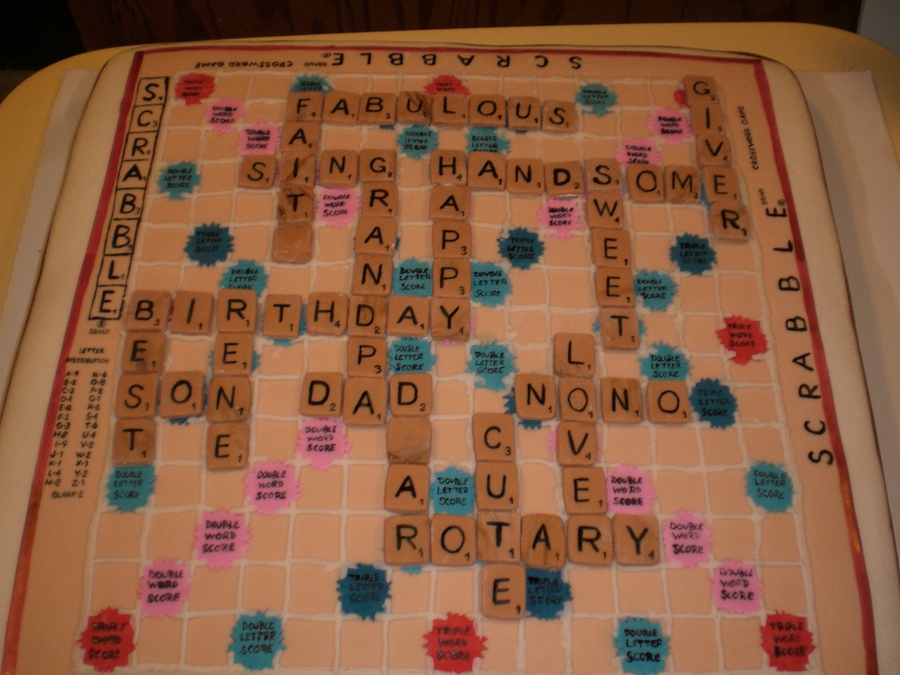 Scrabble Birthday - CakeCentral.com