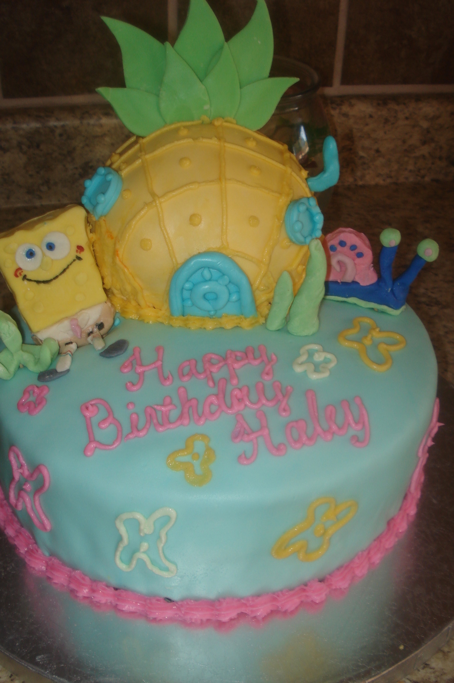 Spongebob Birthday Cake - CakeCentral.com