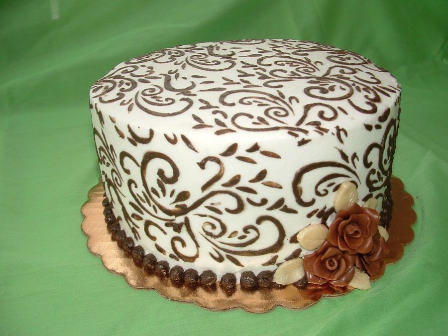 Chocolate Stencil - CakeCentral.com