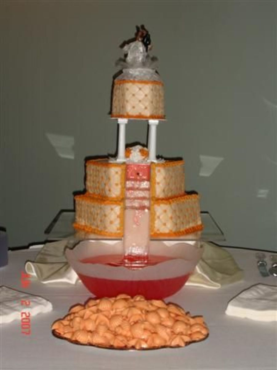 Waterfall Cake - CakeCentral.com