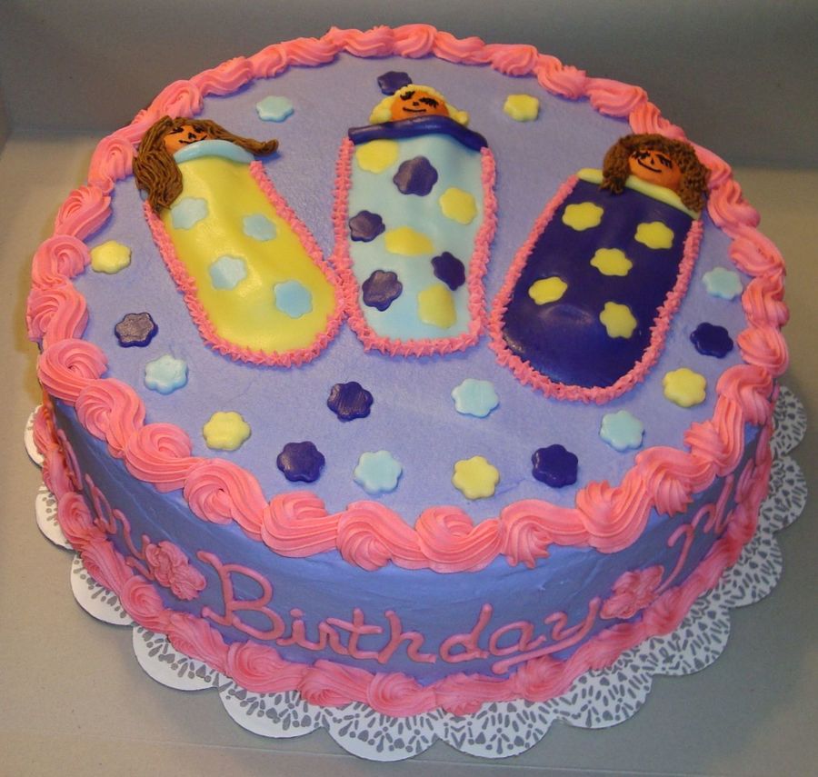 Sleepover Cake - CakeCentral.com