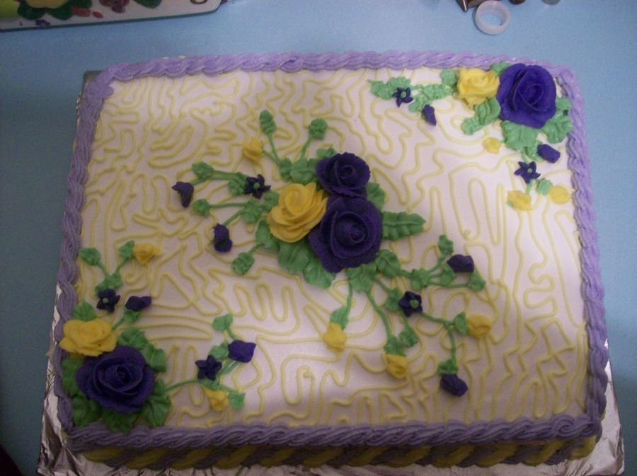 Rose Cake - CakeCentral.com