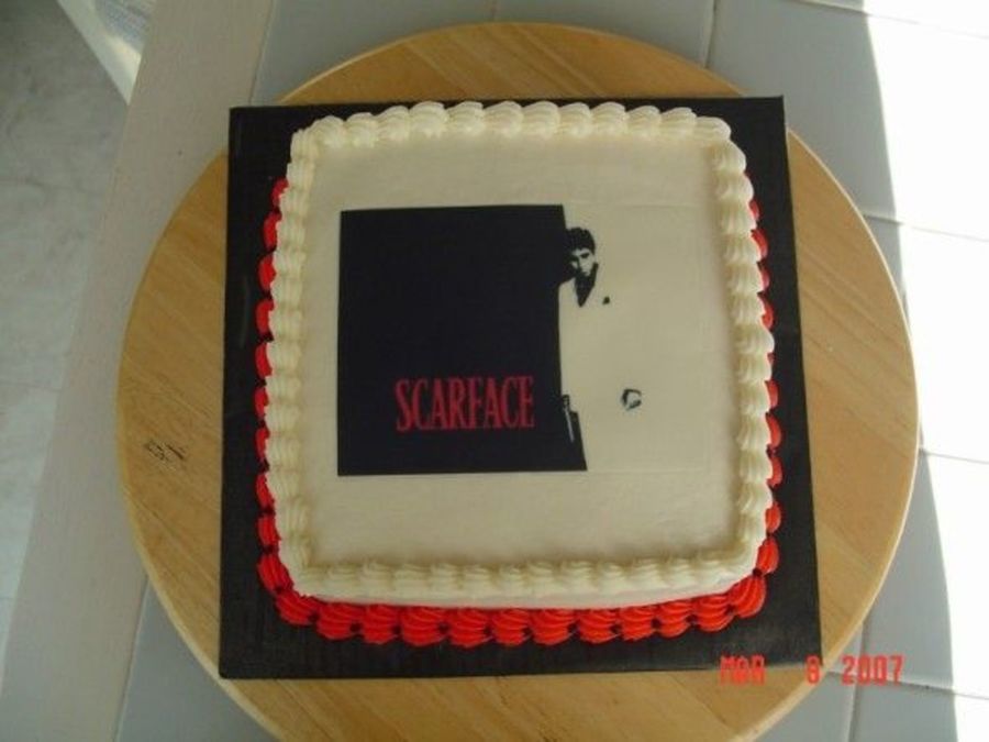 Scarface Square Cake - CakeCentral.com