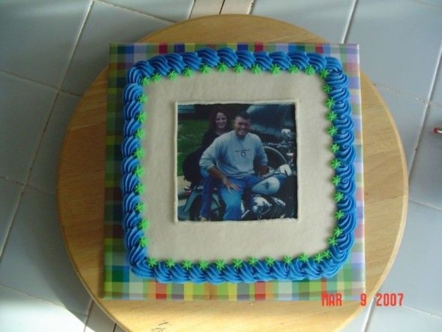 Square Photo Cake - CakeCentral.com