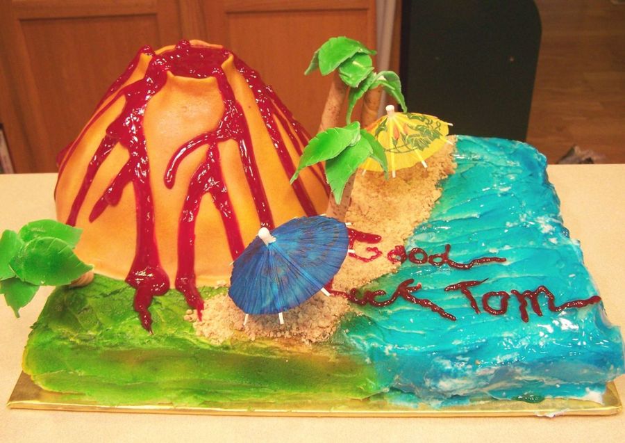 Hawaiian Volcano - CakeCentral.com